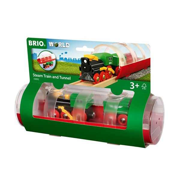 Brio World 33892 Train à Vapeur Avec Tunnel Brio King Jouet Trains Et Circuits Brio